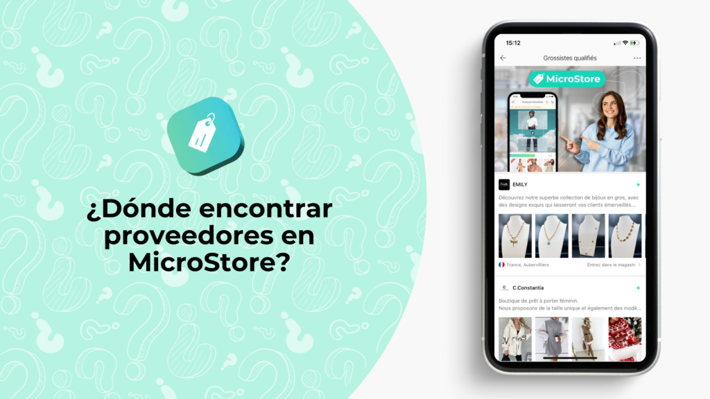 MicroStore, ¿cómo puedo encontrar mayoristas en la aplicación?